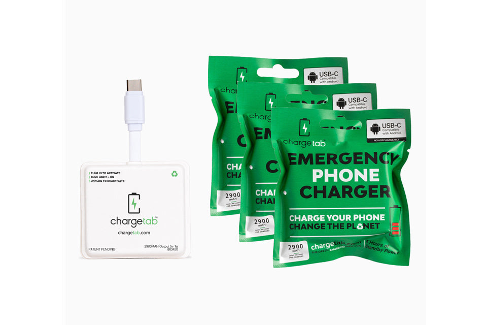 Chargetab™ Disposable Battery Charger | The Event Depot